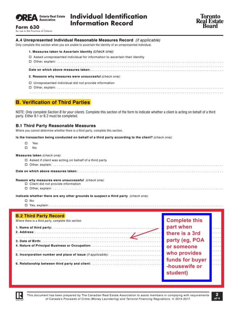 为什么要填FINTRAC ID & Receipt of Fund 表格 – Charlie Bian-Real Estate
